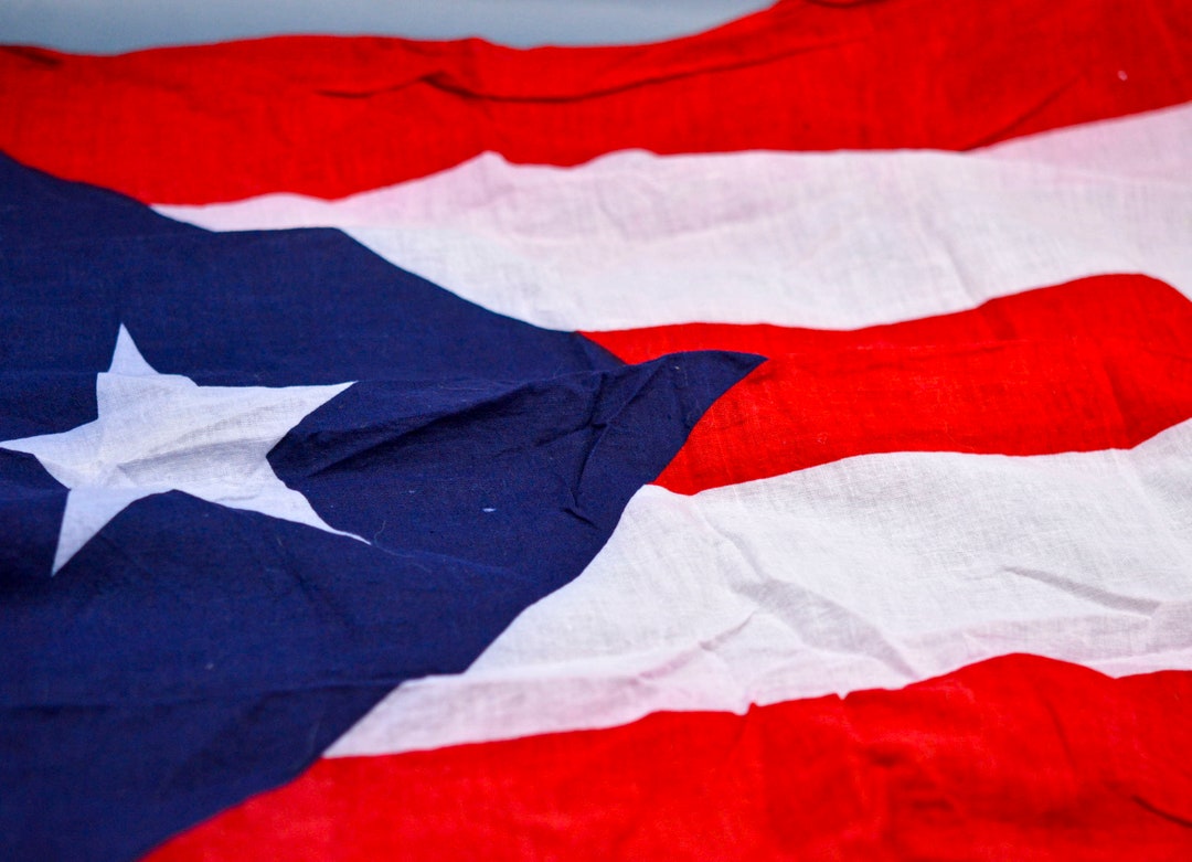 Vintage, Puerto Rico ,flag Scarf - Etsy