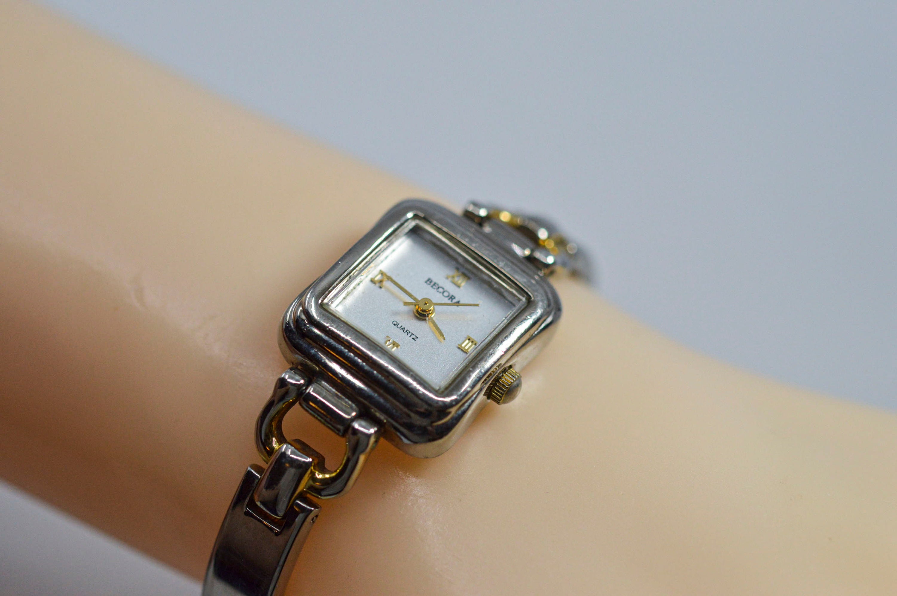 Becora Tow Tone Womens Wrist Watch - Etsy