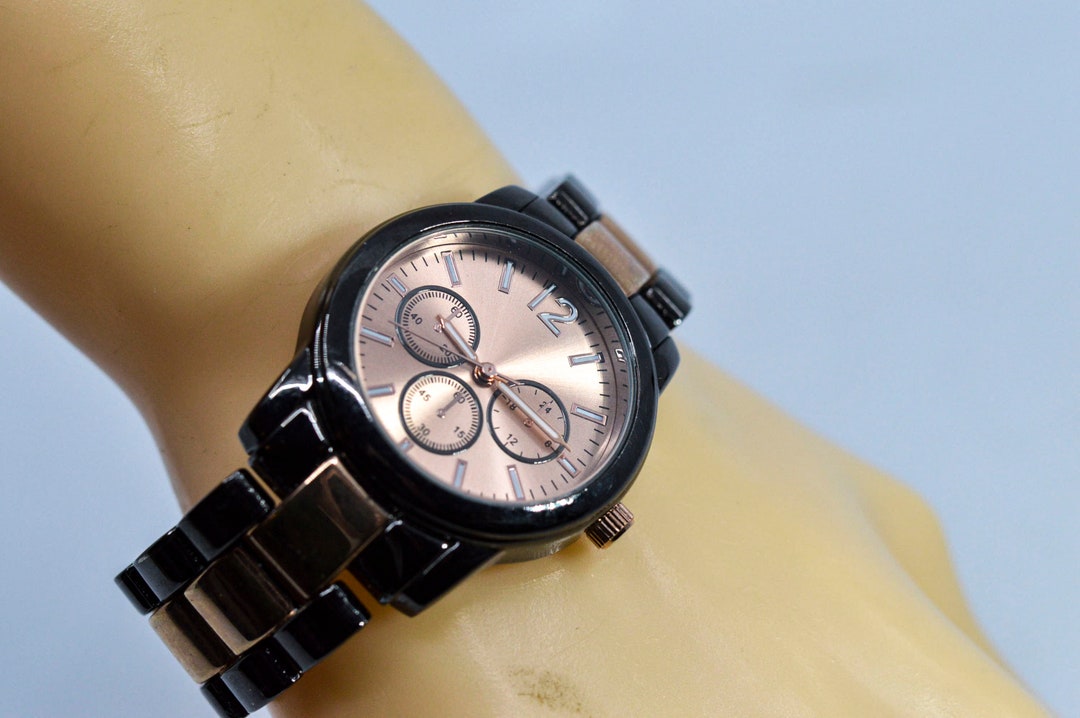 Copper and Rose Gold Tone Womens Fashion Watch - Etsy