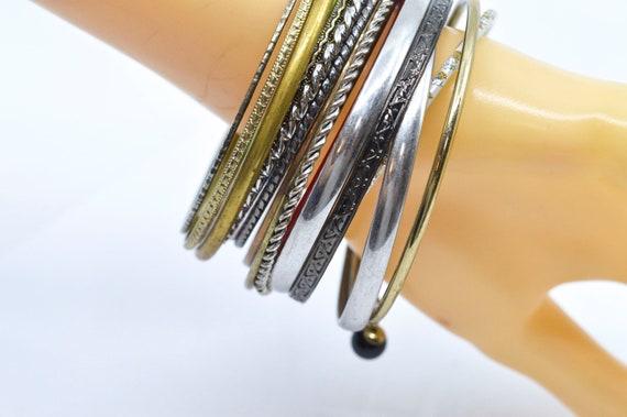 Multi color , womens, bangle bracelet , lot - Gem