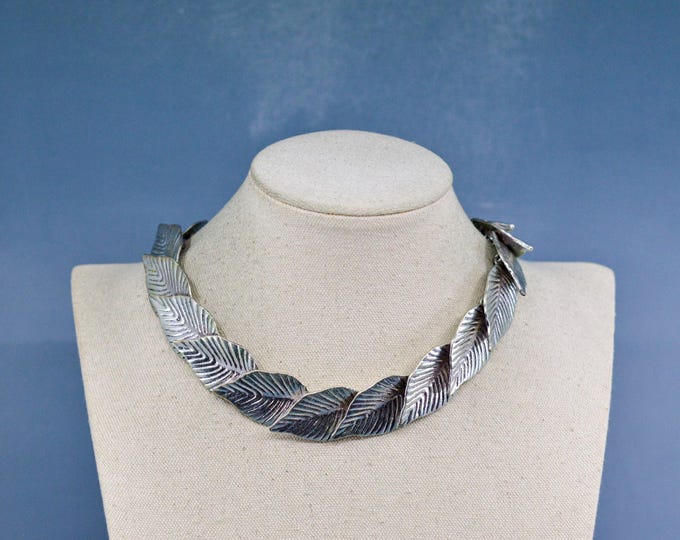 Silver Tone, Women's Fashion, Heavy Necklace - Etsy