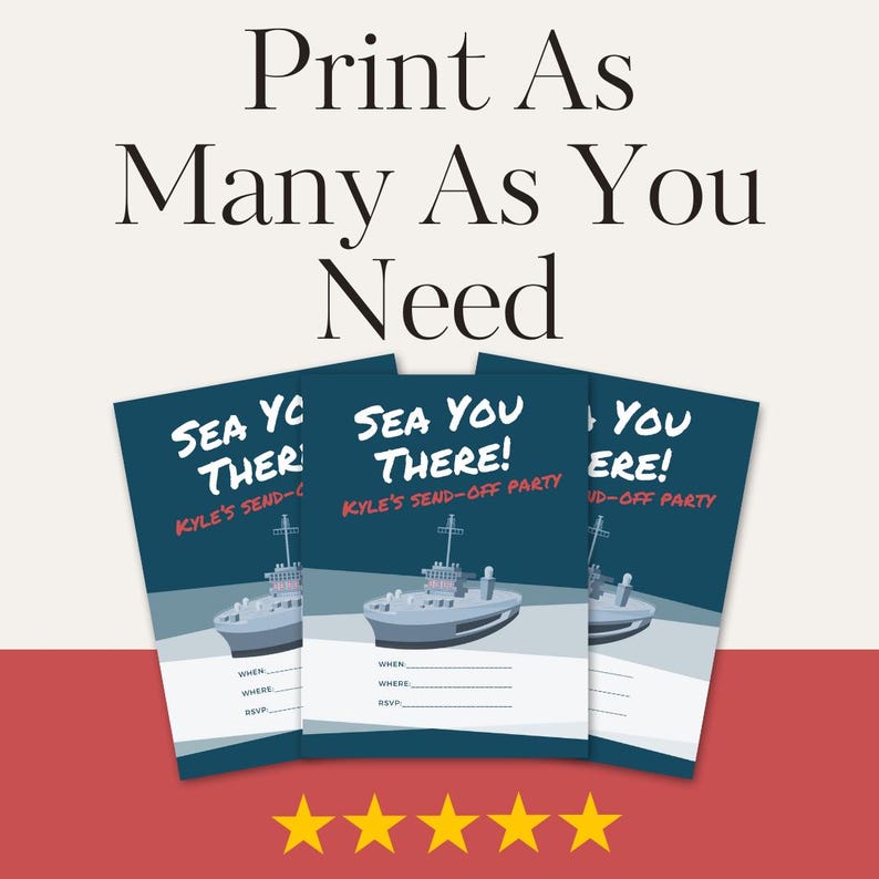 Navy Going Away Party Invitation Deployment Party Invitation Bootcamp ...