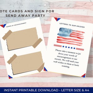 Military Bootcamp Deployment Letter Writing Kit Encouragement and Well ...