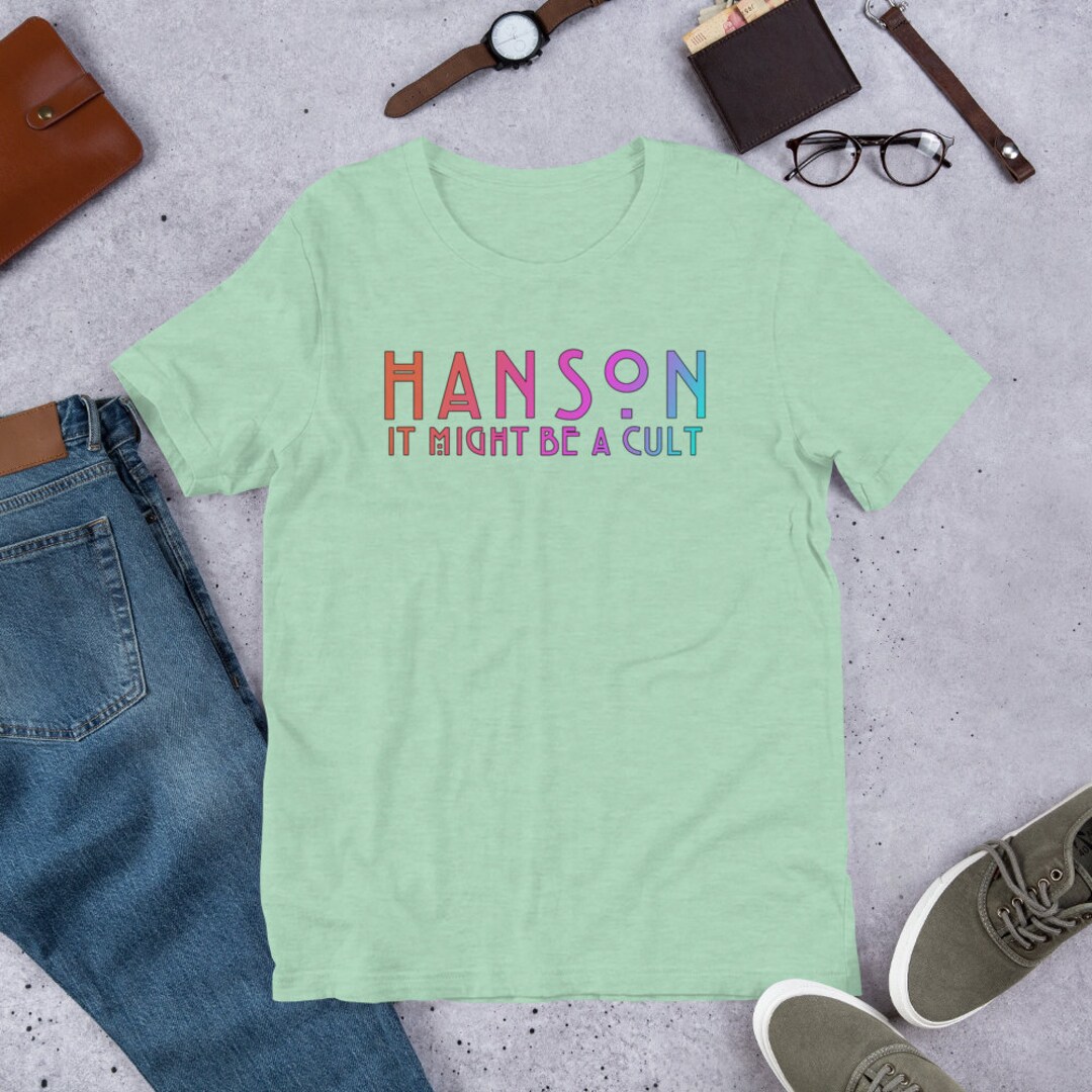 Hanson It Might Be a Cult Tee, Rainbow Hanson Band Shirt, Funny Cult ...