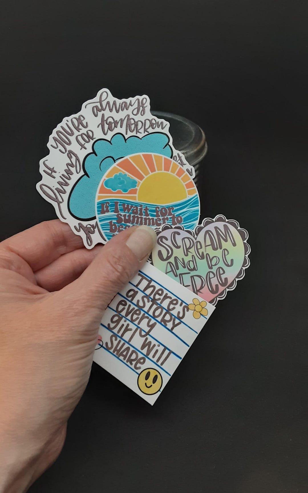 July Patreon Stickers Scream and Be Free Patreon Stickers, This Sticky ...