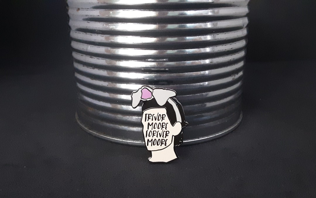 Trevor Moore Forever Moore Lapel Pin, Trevor Bunny in Memory Lapel Pin ...