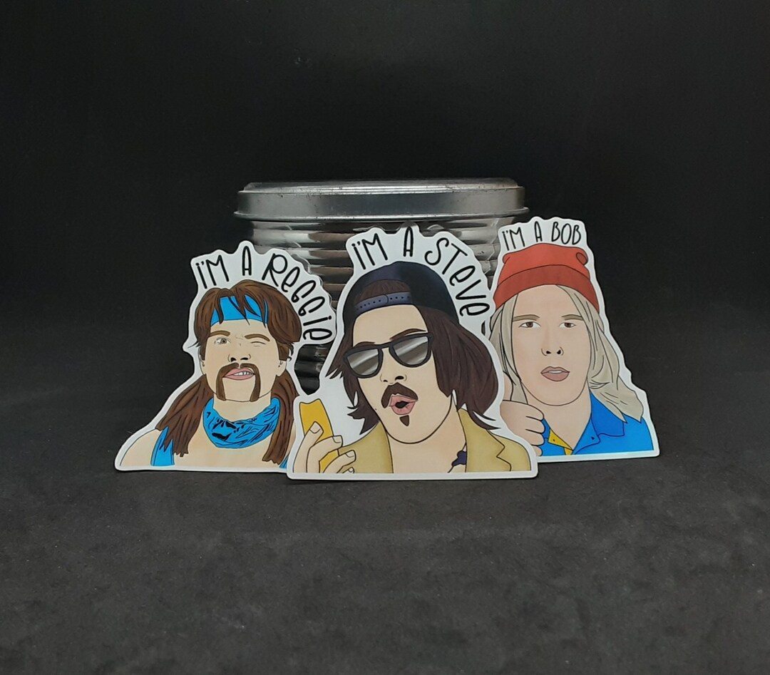 DLMD Steve Bob Reggie Team Sticker, I'm a Steve, I'm a Bob, I'm a ...