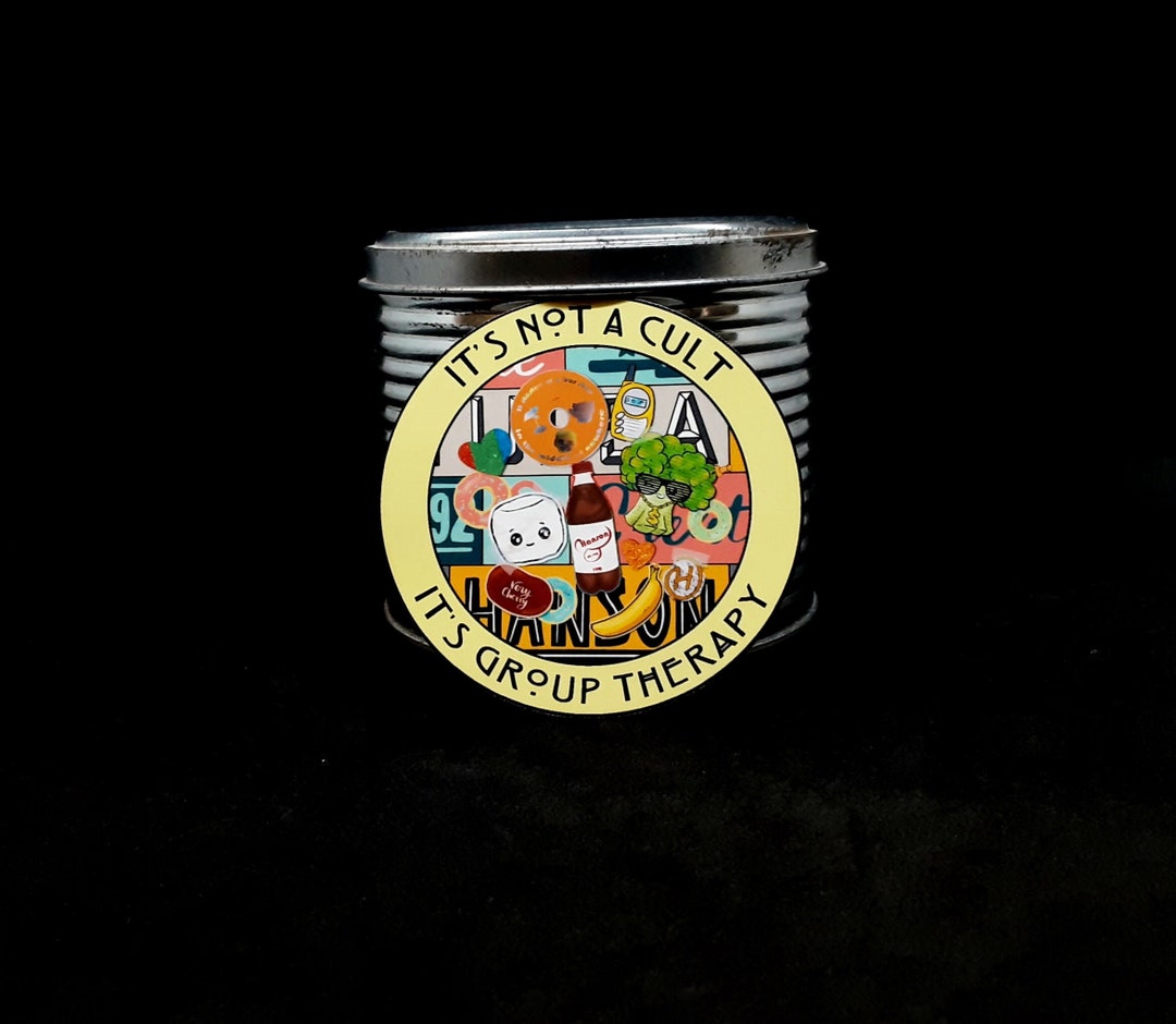 It's Not a Cult It's Group Therapy Sticker, Nostalgic Hanson Collage ...