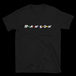 Hanson Friends Logo Tshirt, Hanson Band Fan Shirt, Unisex Adult Graphic ...