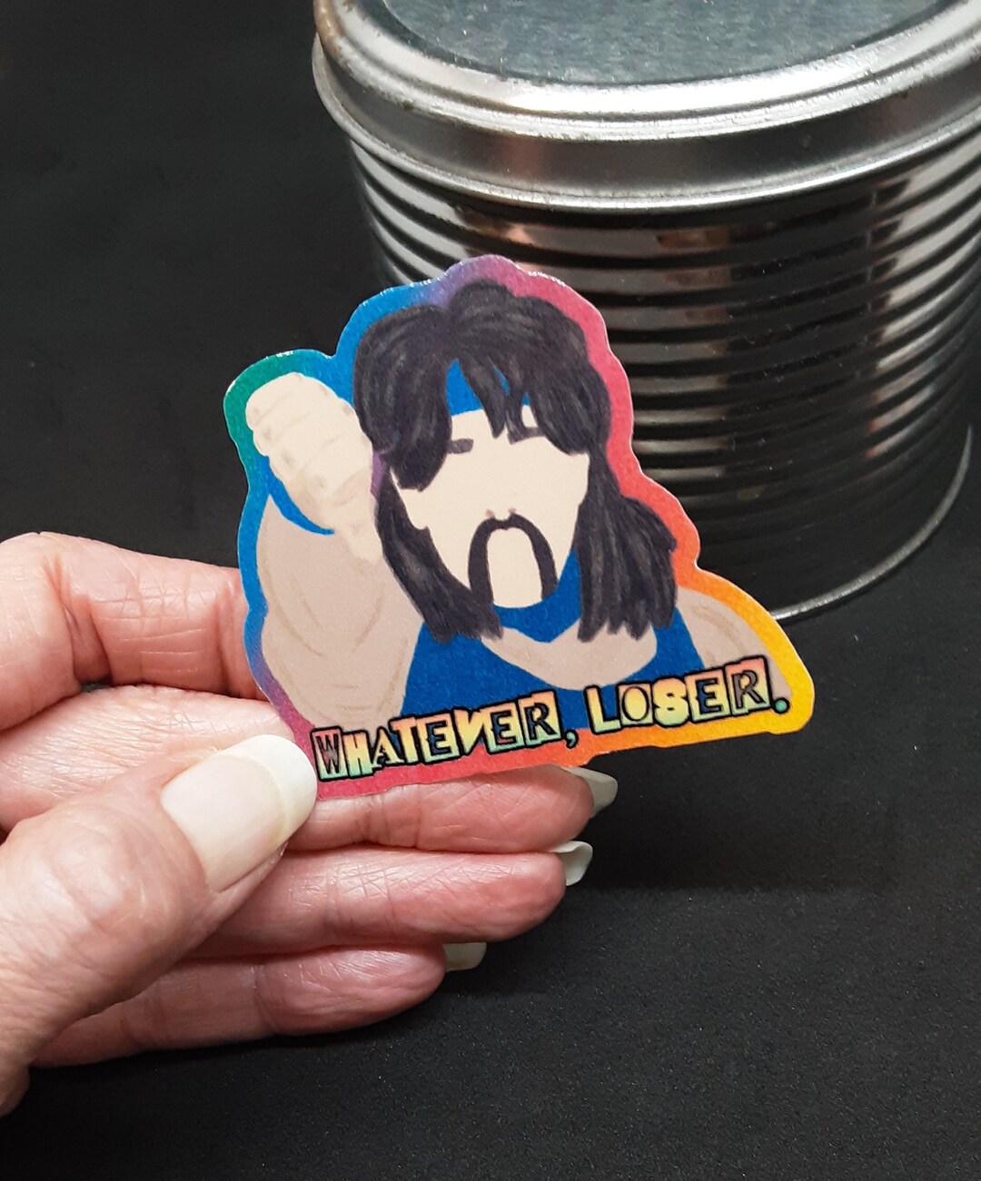 Whatever Loser Reggie Willie Sticker, 90s Saying Sticker, Funny Hanson ...