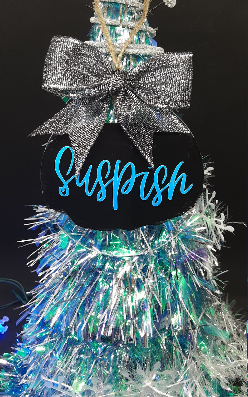 Suspish Holographic Hand Painted Acrylic Ornament Bailey - Etsy