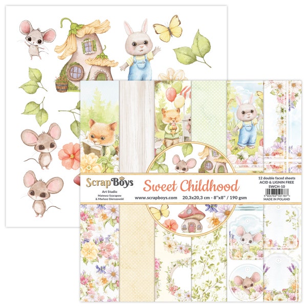 Scrapbook Paper Pack - Etsy