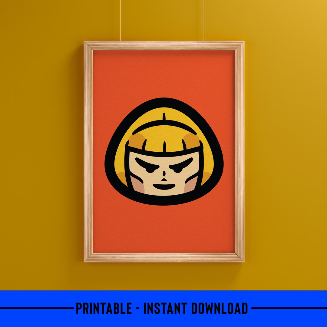 Gaming 'fighter' Cartoon Printable Poster - Etsy