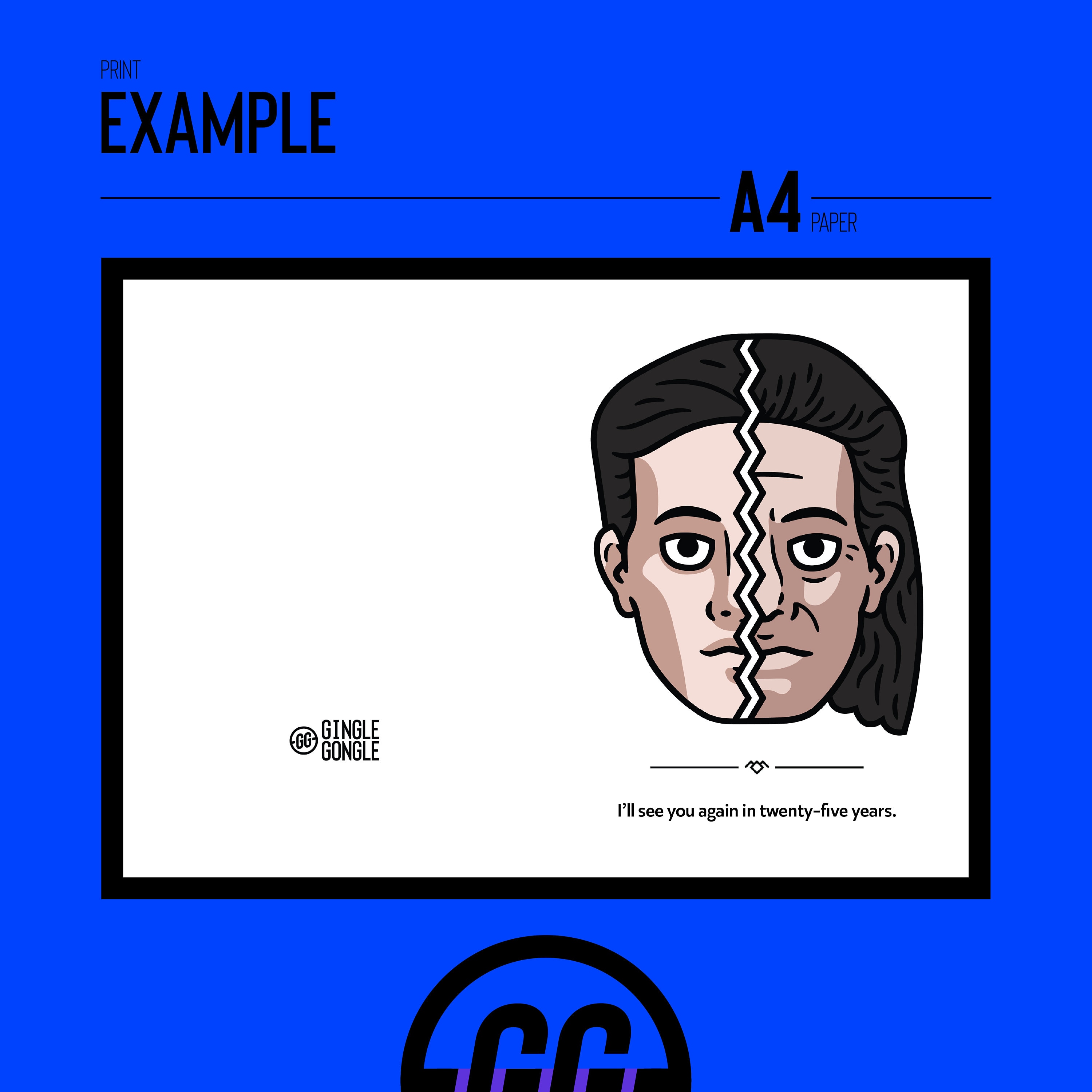 Twin Peaks 'dale Cooper, Doppelganger' Printable Greeting Card - Etsy