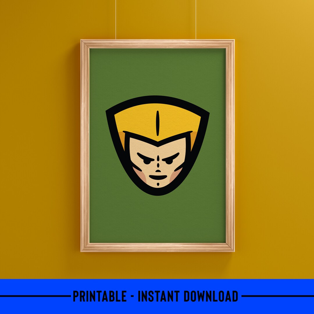 Gaming 'fighter' Cartoon Printable Poster - Etsy