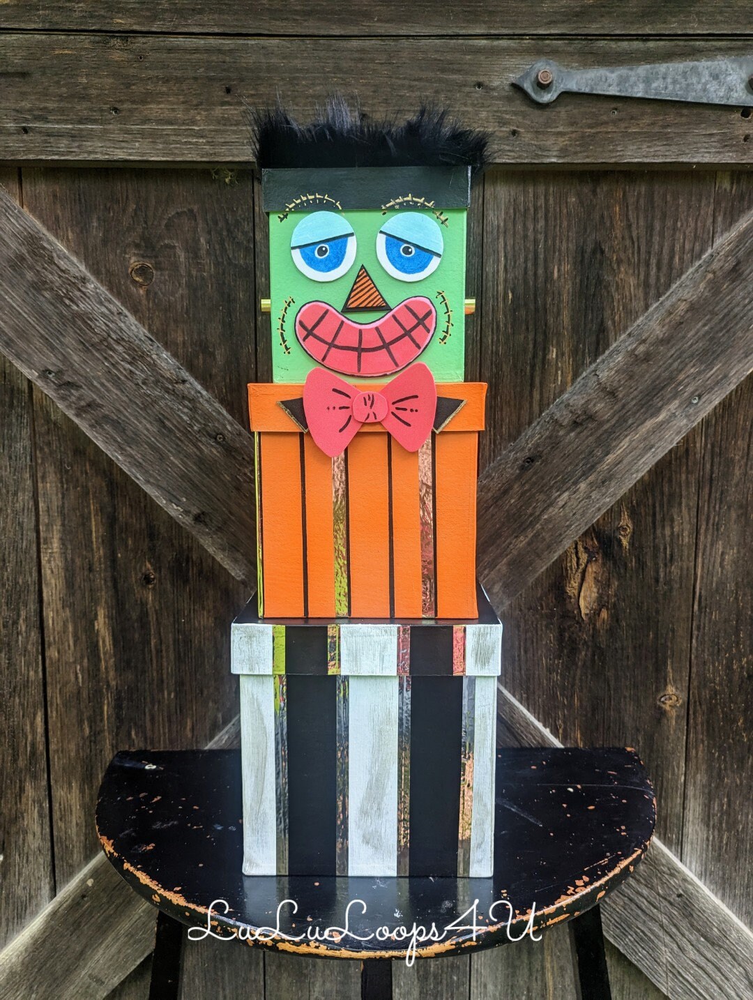 Frankenstein Stackable Box: Goofy Halloween Centerpiece - Etsy