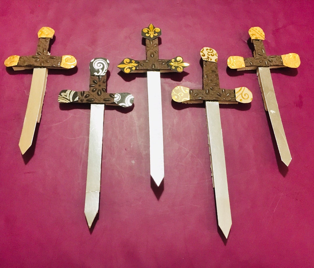 3-D Medieval Sword Stickers Handcrafted Scrapbooking Crafting - Etsy