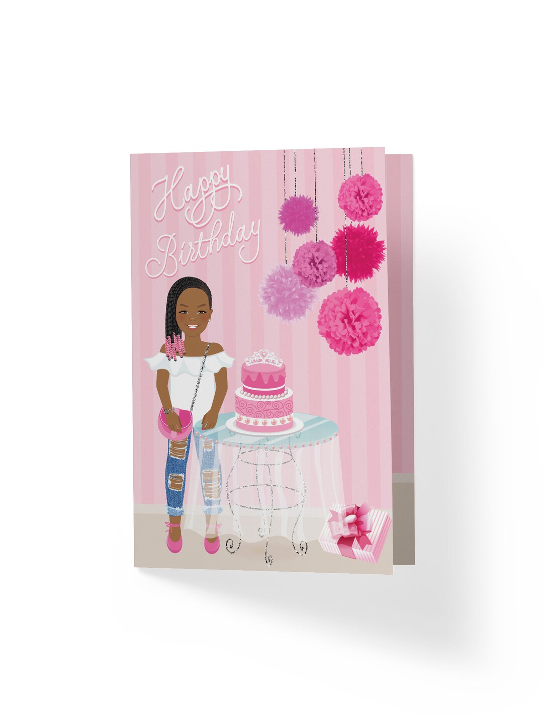 Happy Birthday Little Black Girl Greeting Cards African American Happy Birthday Little Black Girl Greeting Cards African American