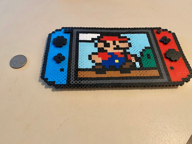 Nintendo Switch Perler Magnet, Mario, 3D Buttons - Etsy