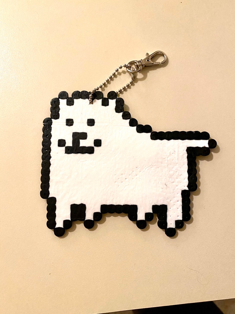 Annoying Dog From Undertale Perler Keychains & Magnets - Etsy