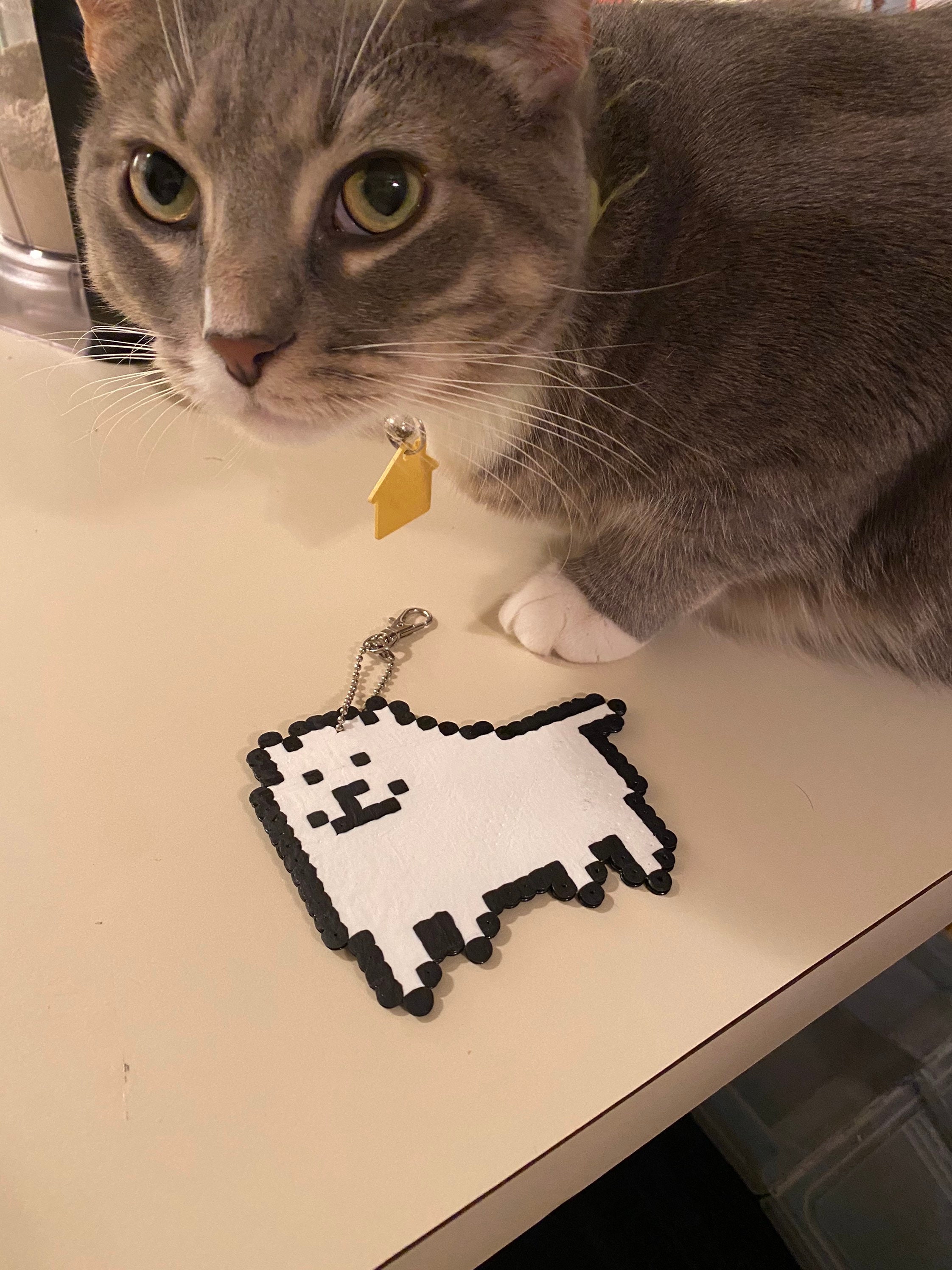 Annoying Dog From Undertale Perler Keychains & Magnets - Etsy