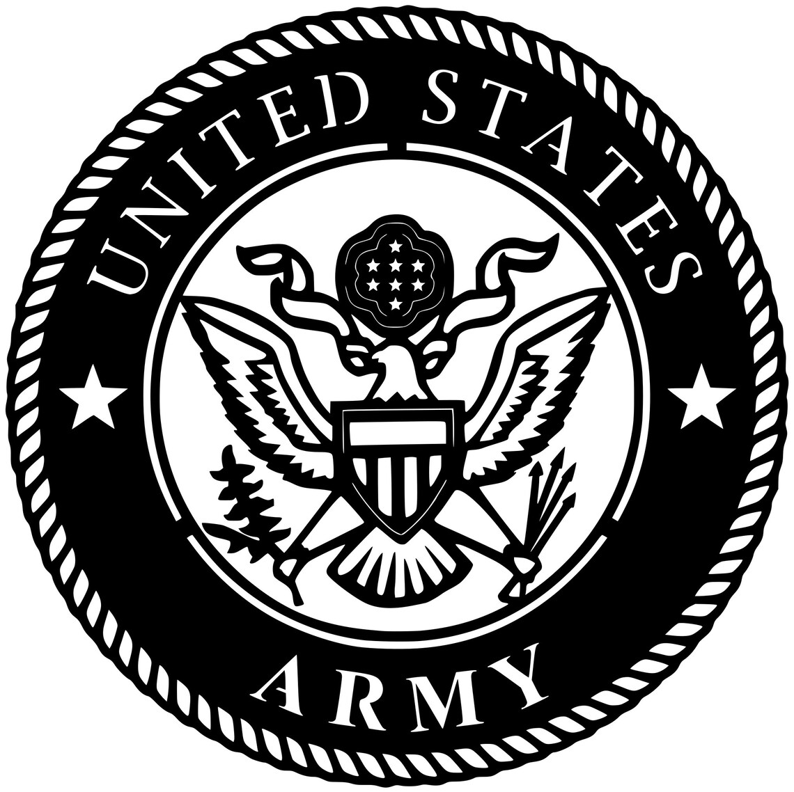 US Army Emblem Digital Download, Svg + Png + Dxf Files - Etsy