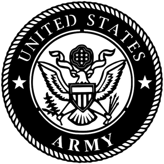Us Army Logo Black And White