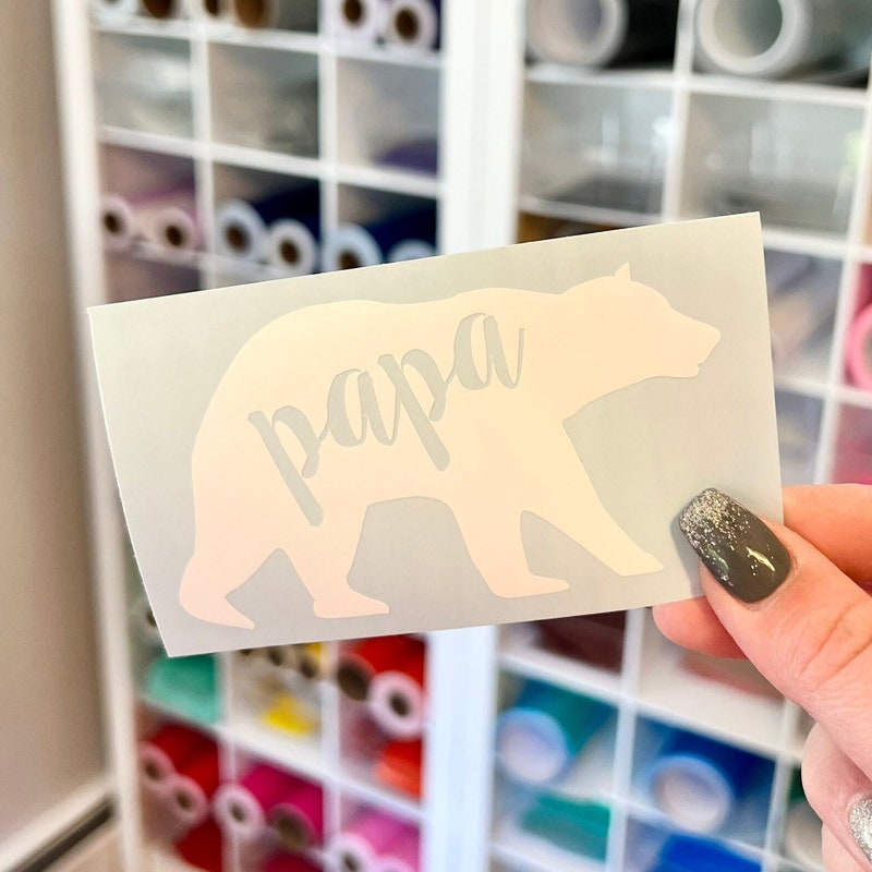 Papa Bear Sticker - Etsy