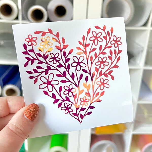 Heart Decal - Etsy