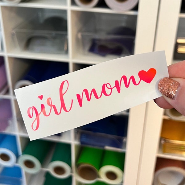 Girl Mom Decal - Etsy