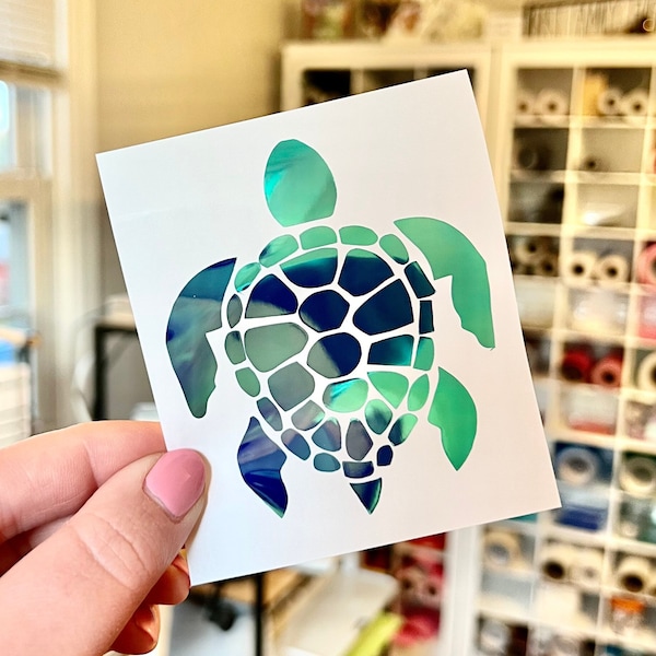 Sea Turtle Decal - Etsy