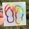 Flip Flop Family Stickers, Vinyl Sticker, Car Decal, Custom Family ...