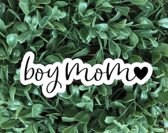 Boy Mom Sticker - Etsy