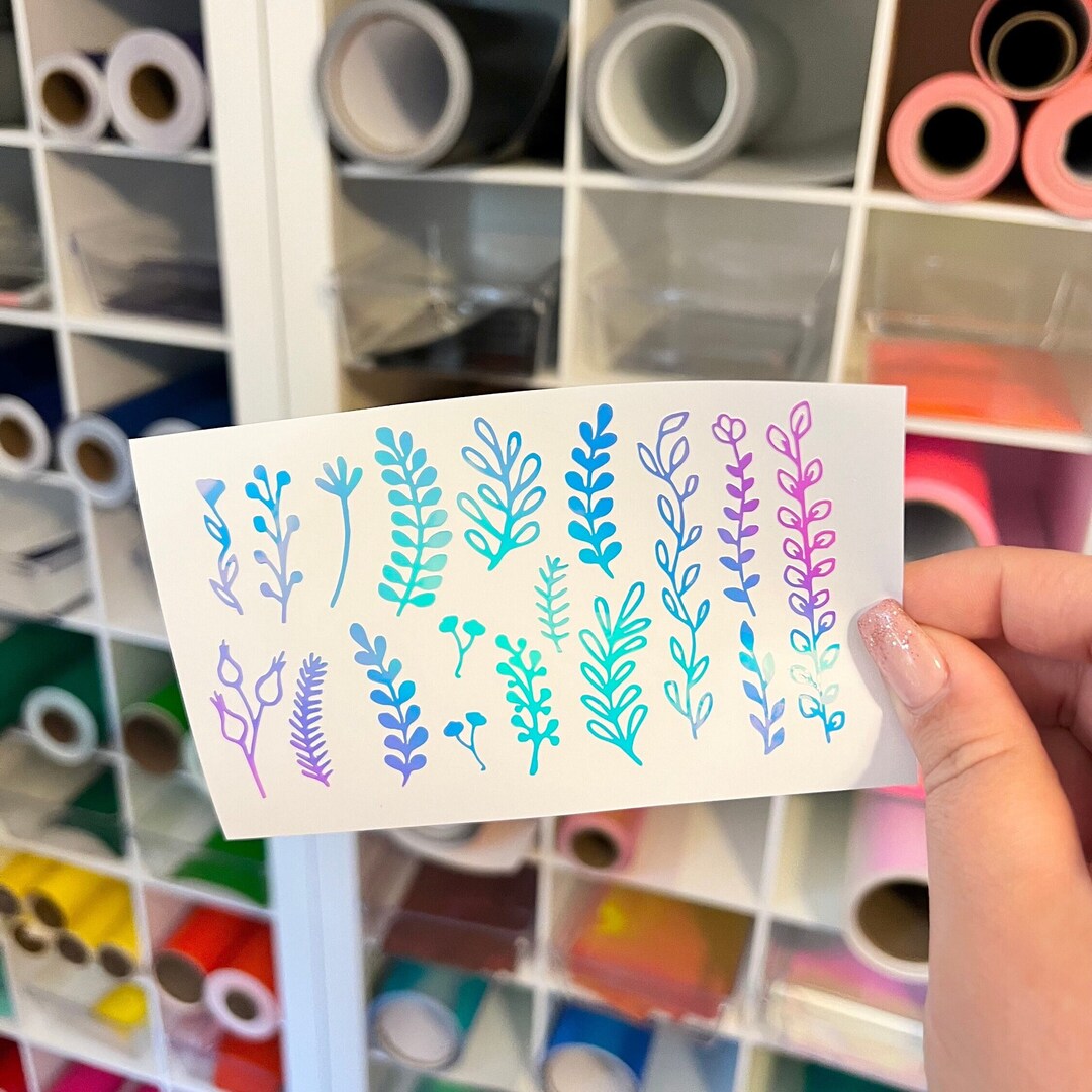 Vine and Leaf Sticker, Plant Sticker, Plant Decal, Car Window Decal ...