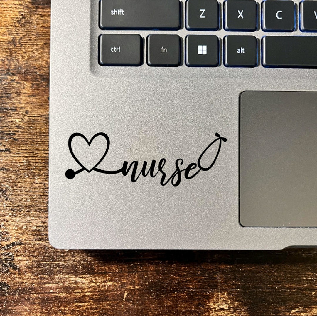 Registered Nurse Sticker, Nurse Decal, Nurse Car Window Decal, RN ...