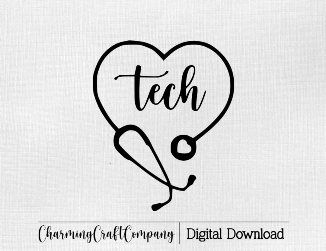 Stethoscope Heart Svg, Technologist Svg, Healthcare Worker Svg ...