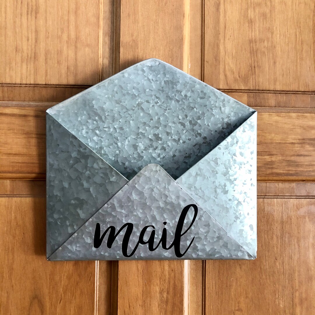 Mail Envelope Door Sign Front Door Decor Farmhouse Metal - Etsy