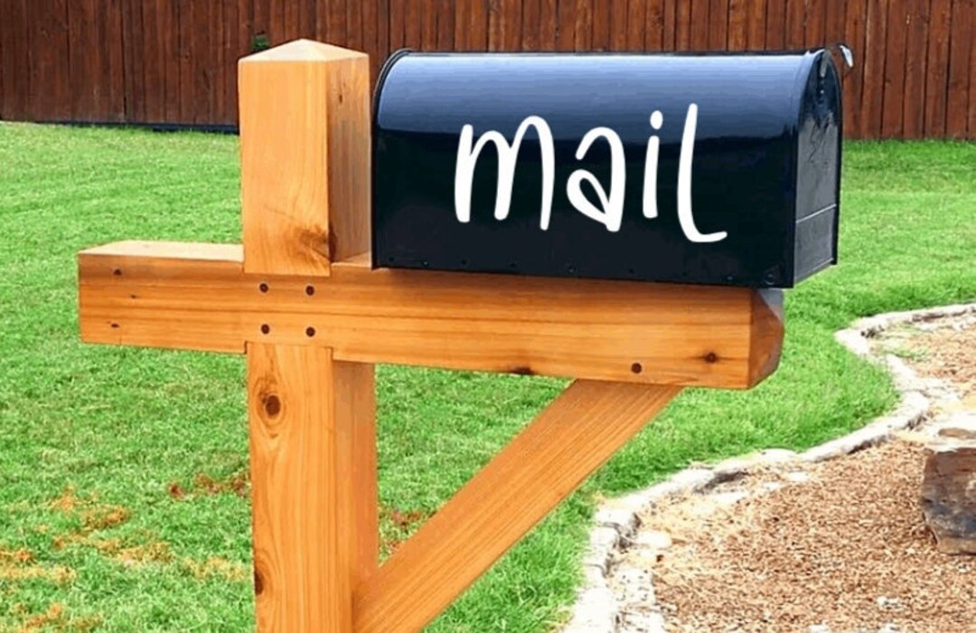 Mail Sticker, Mailbox Decal, Mailbox Label, Storage Container Sticker ...