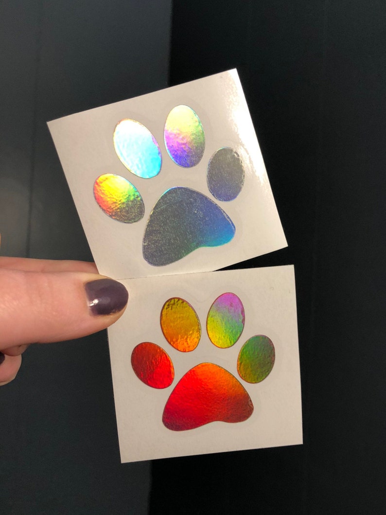 Paw Print Sticker Paw Decal Paw Print Car Window Decal Paw - Etsy