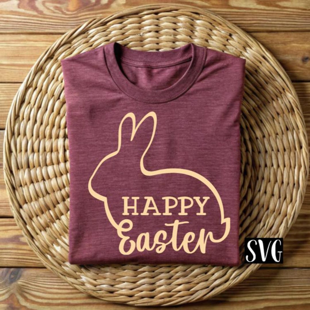 Happy Easter Svg, Spring Design File, SVG Digital Download - Etsy