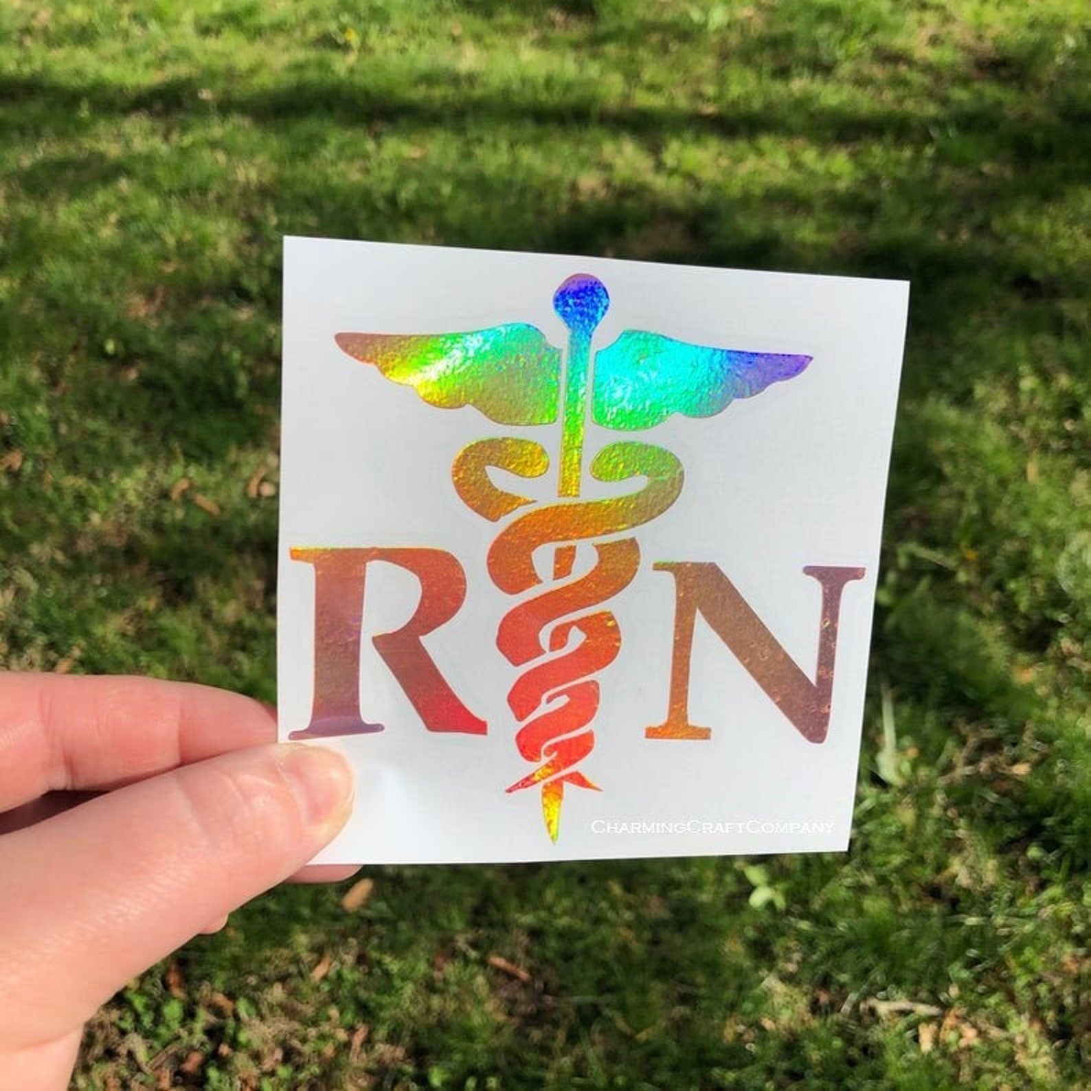 Registered Nurse Sticker Nurse Decal Nurse Car Window Decal - Etsy