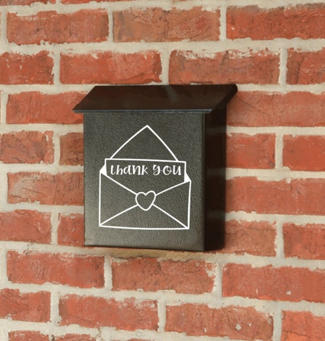 Thank You Mail Sticker, Mailbox Decal, USPS Postal Worker Sticker ...