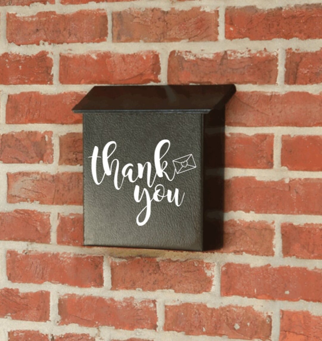 Thank You Mail Sticker, Mailbox Decal, USPS Postal Worker Sticker ...