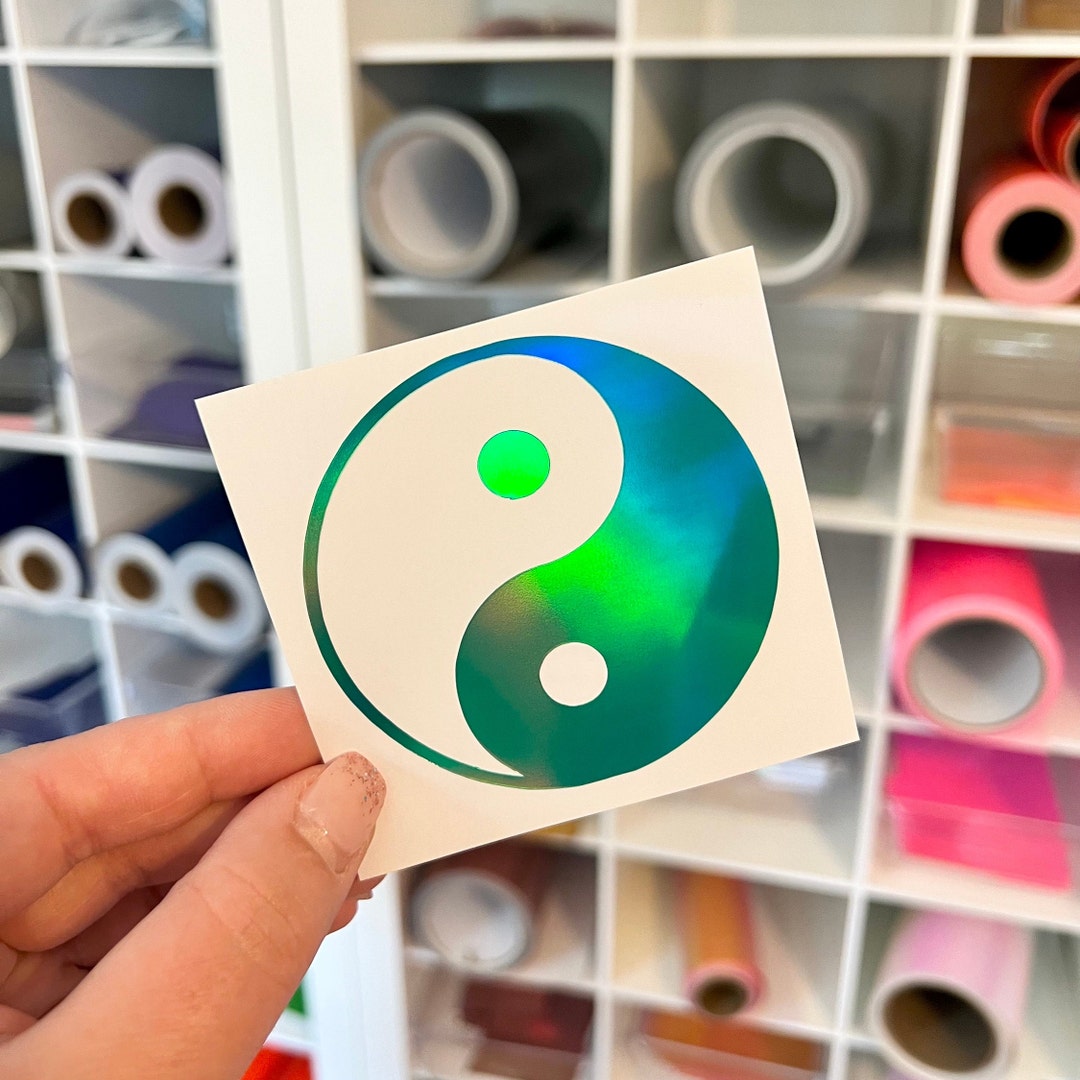 Yin Yang Sticker, Yin Yang Decal, Yin Yang Car Window Decal, Yoga ...