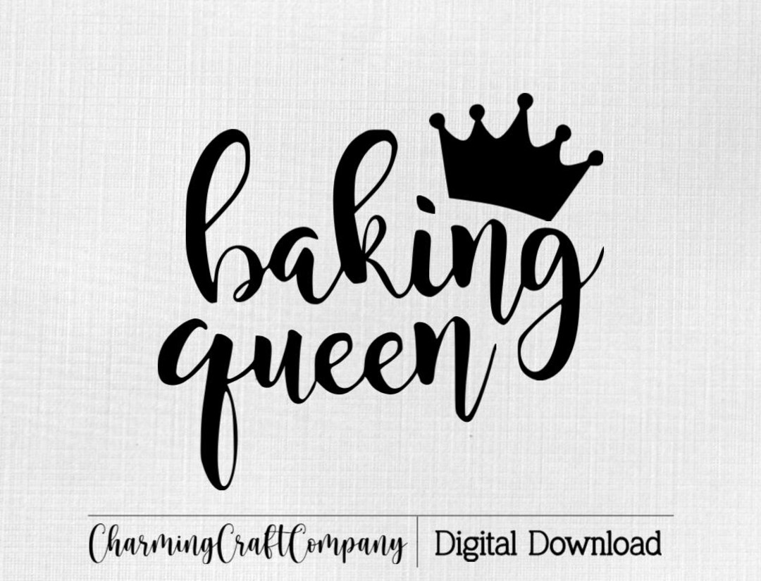 Baking Queen Svg, Baker Svg, Baker Tshirt Svg, Kitchen Svg, Apron Svg ...