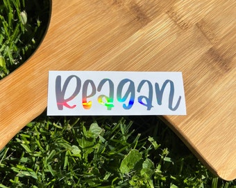 Vinyl Name Sticker - Etsy