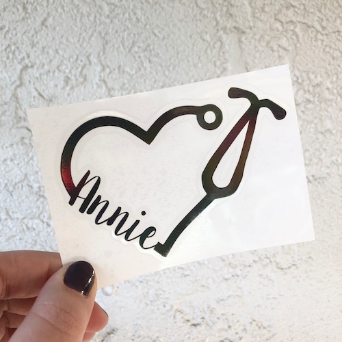 Heart Stethoscope Vinyl Decal for Tumbler Cup Laptop Car for | Etsy