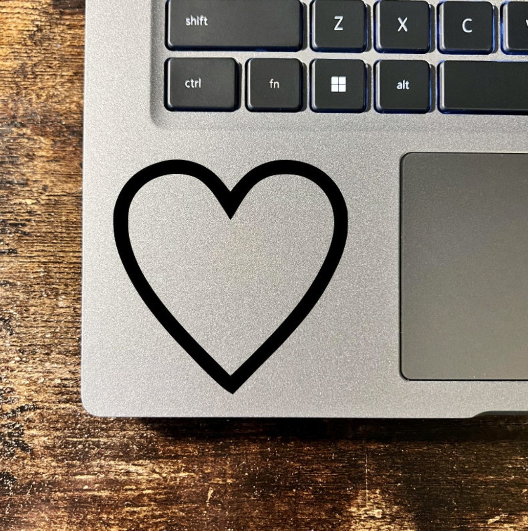 Heart Sticker, Heart Decal, Love Sticker, Heart Car Window Decal, Heart ...