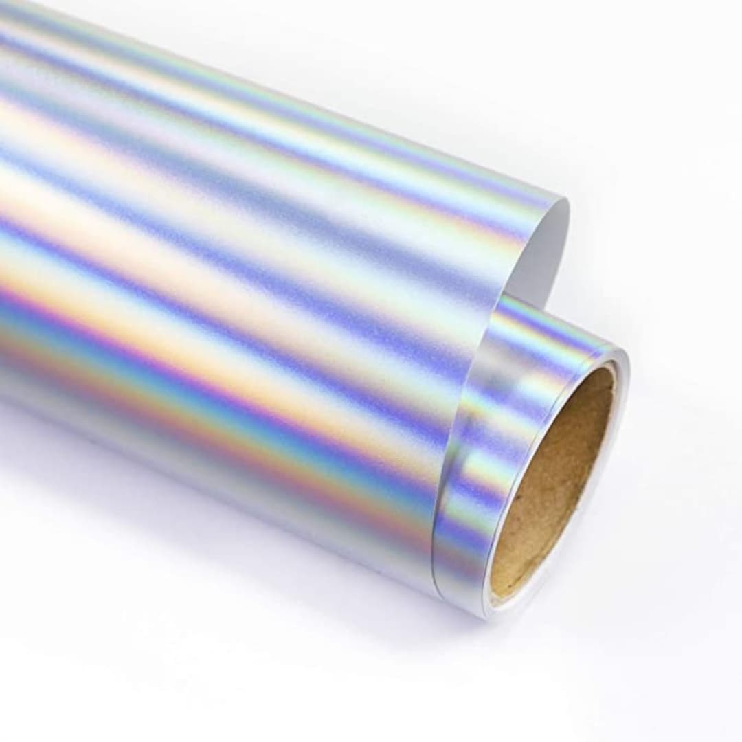 12x12 Sheet Permanent Adhesive Vinyl, Holographic Vinyl, Cricut Vinyl ...