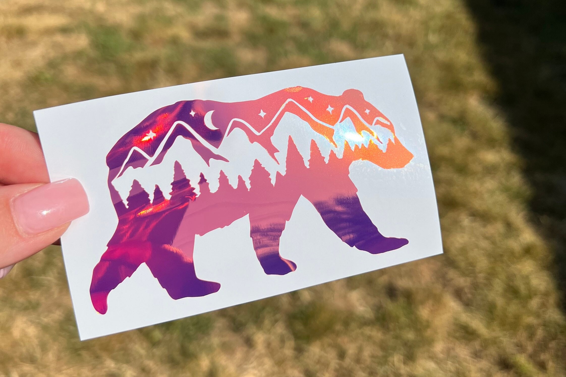 Mountain Range Sticker Adventure Decal Hiking Car Window - Etsy
